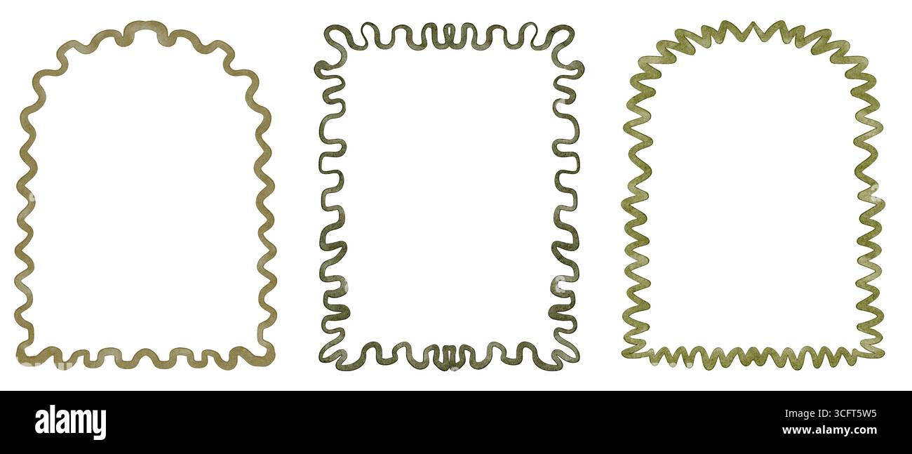 Wavy line print Cut Out Stock Images & Pictures - Alamy