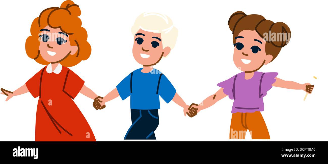 Multiethnic group hands holding Stock Vector Images - Alamy