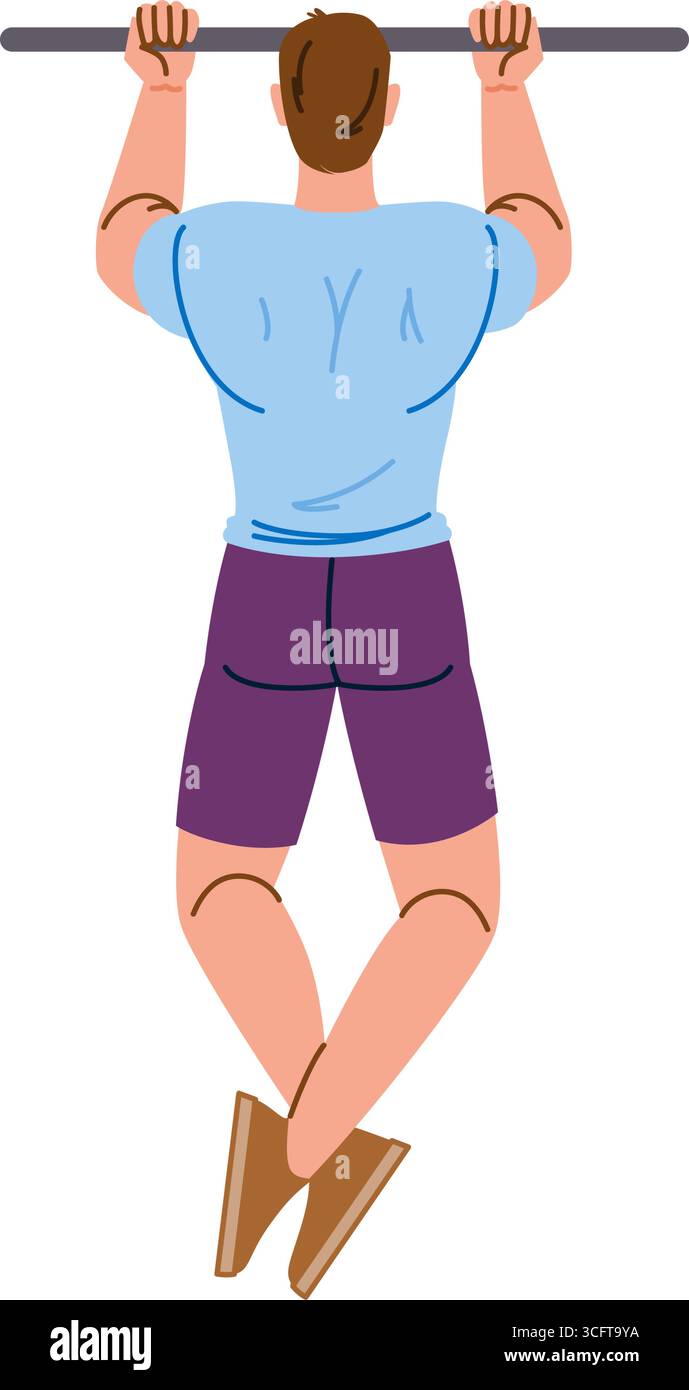 Horizontal full body Stock Vector Images - Alamy