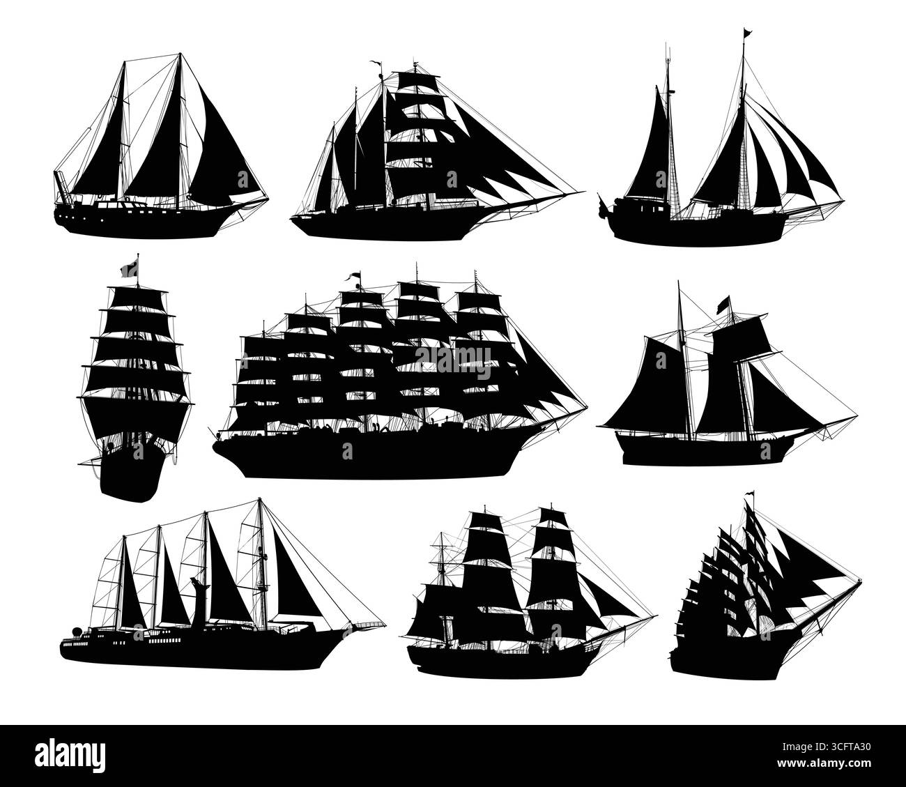 Large sailing Cut Out Stock Images & Pictures - Alamy