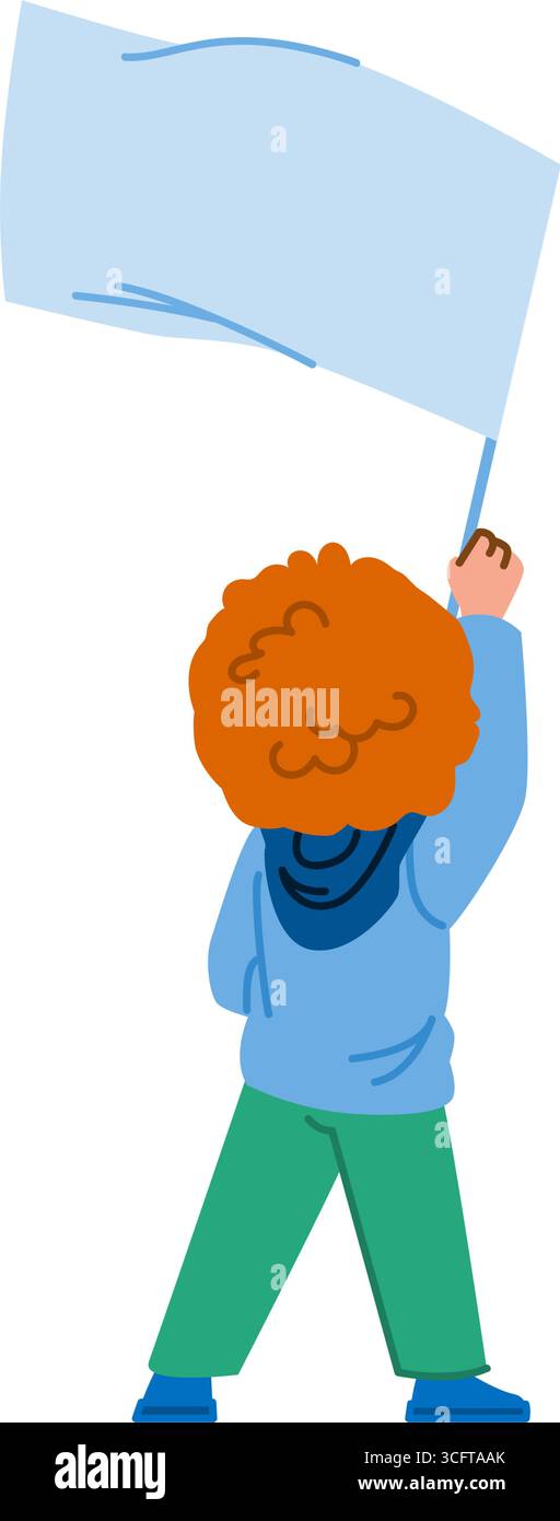 People march during protest Stock Vector Images - Alamy