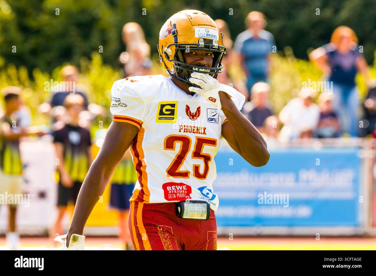 Albershausen, Germany. 24th Aug, 2025. GFL 2 / German Football League ...