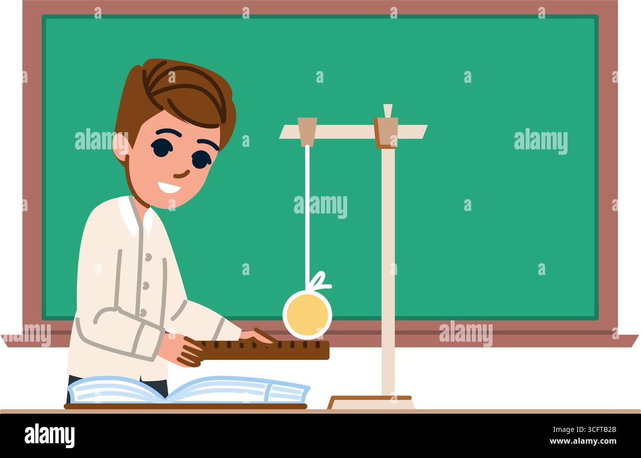 Measuring science class Cut Out Stock Images & Pictures - Alamy