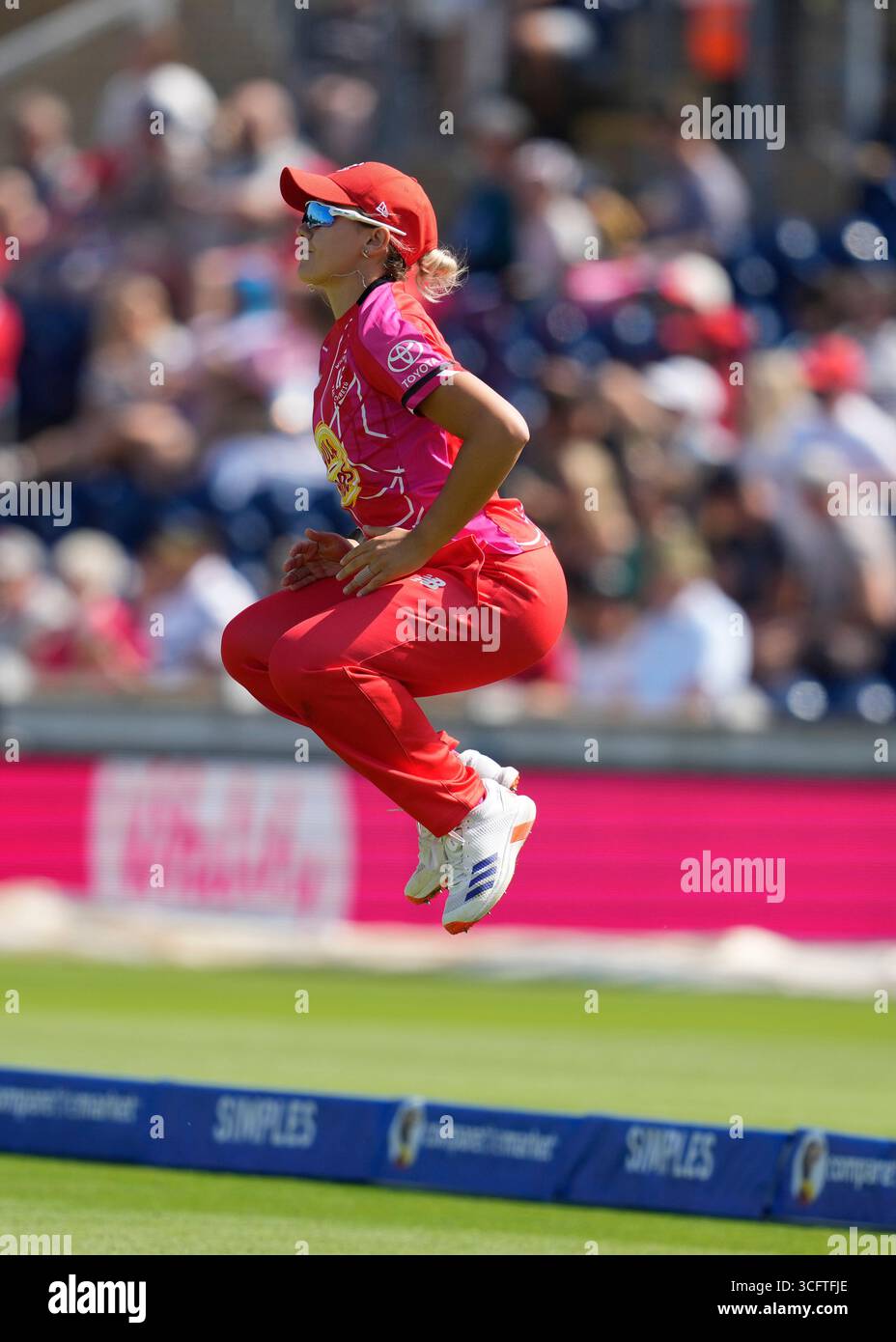 Cardiff,UK, 24 Aug 2025 Katie George of Welsh Fire during the The ...