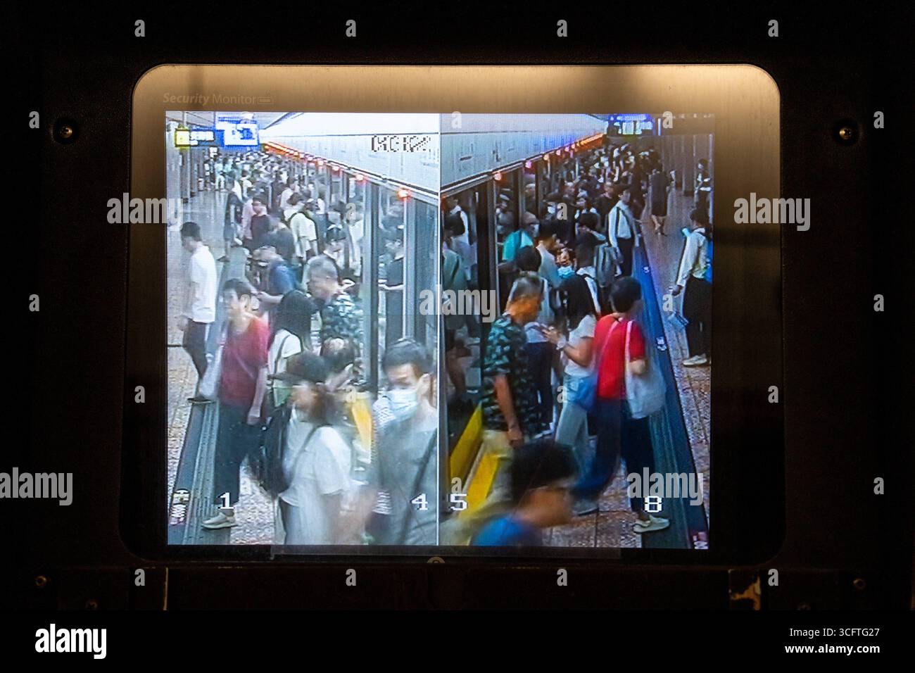 Hong Kong Police Mull tapping into MTR Surveillance Cameras A monitor ...