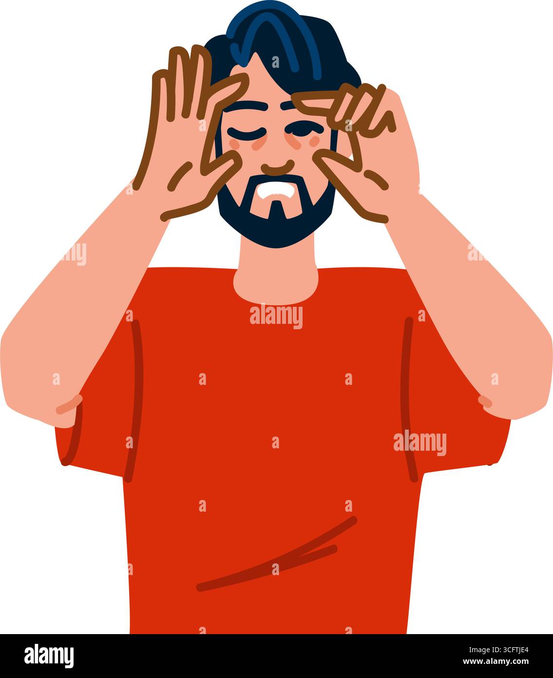 Eye tension Stock Vector Images - Alamy