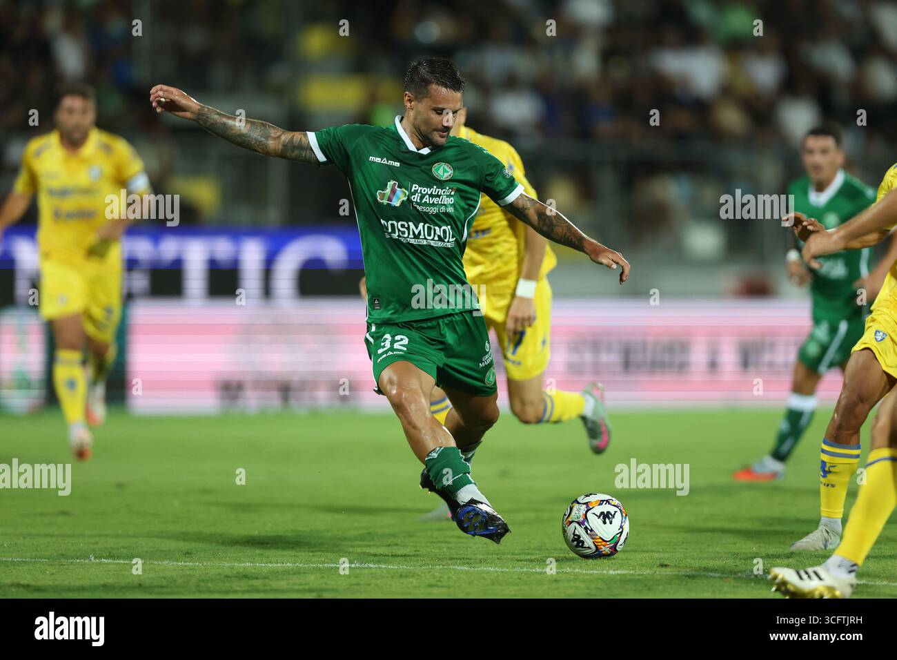 Frosinone, Italy - August 24, 2025: Facundo Lescano of Avellino seen in ...