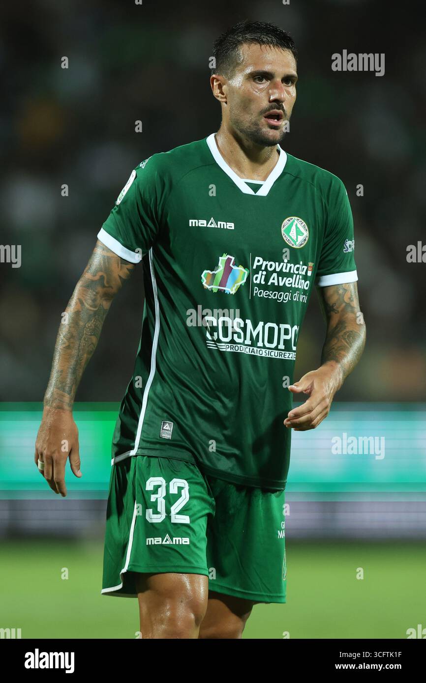 Frosinone, Italy - August 24, 2025: Facundo Lescano of Avellino seen in ...