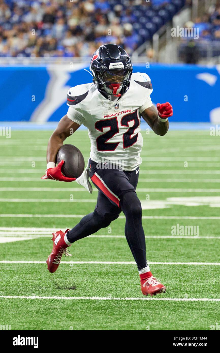 Houston Texans running back Jawhar Jordan (22) rushes against the ...