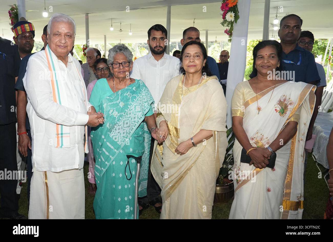 PATNA, INDIA - AUGUST 24: Bihar Governor Arif Mohammad Khan celebrating ...