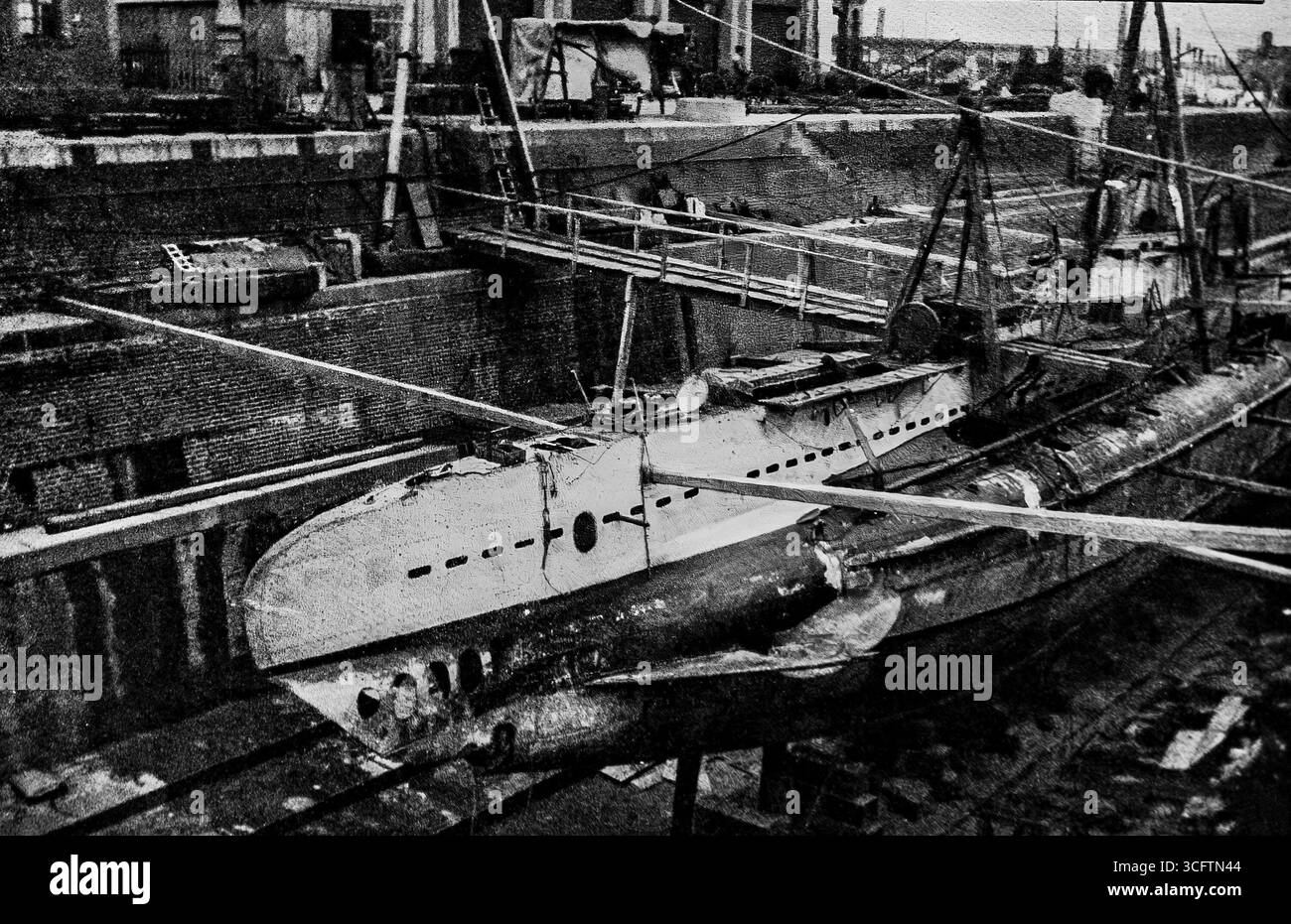 Captured enemy vessel Black and White Stock Photos & Images - Alamy