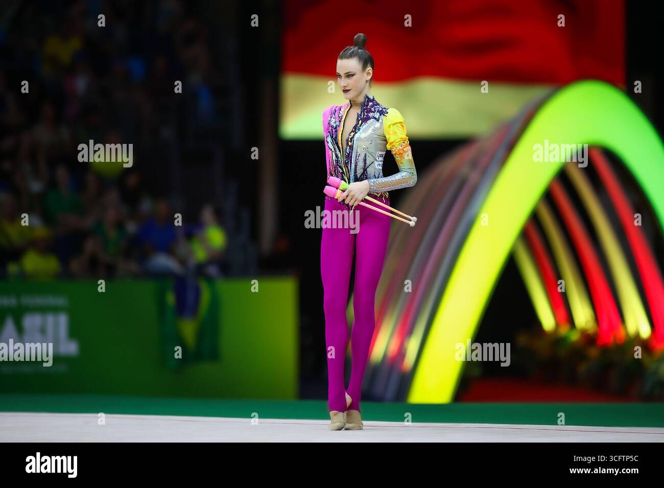 Darja Varfolomeev (Germany) at apparatus finals; 41st FIG Rhythmic ...