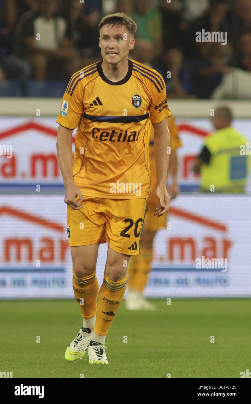 Michel Aebischer of Pisa SC gestures during Atalanta BC vs Pisa SC, 1 ...