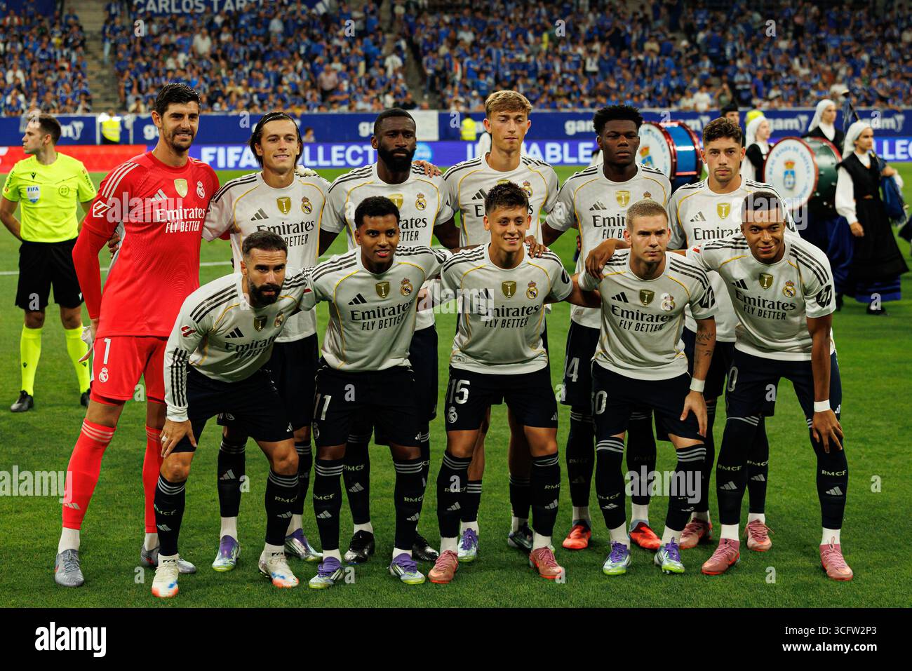 Oviedo, Spain. 24th Aug 2025; Team of Real Madrid seen during LaLiga EA ...
