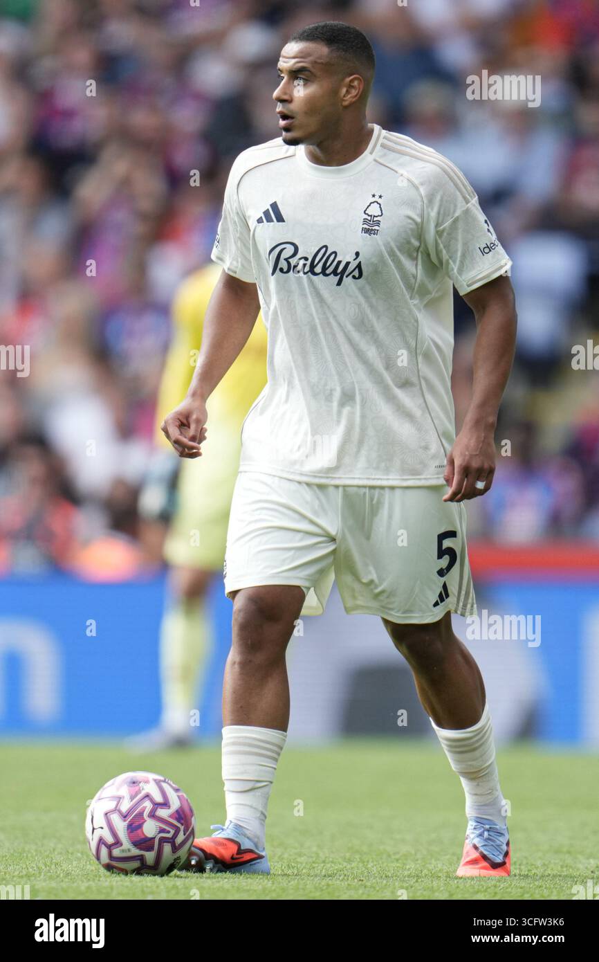 Murillo of Nottingham Forest on the ball during the Premier League ...