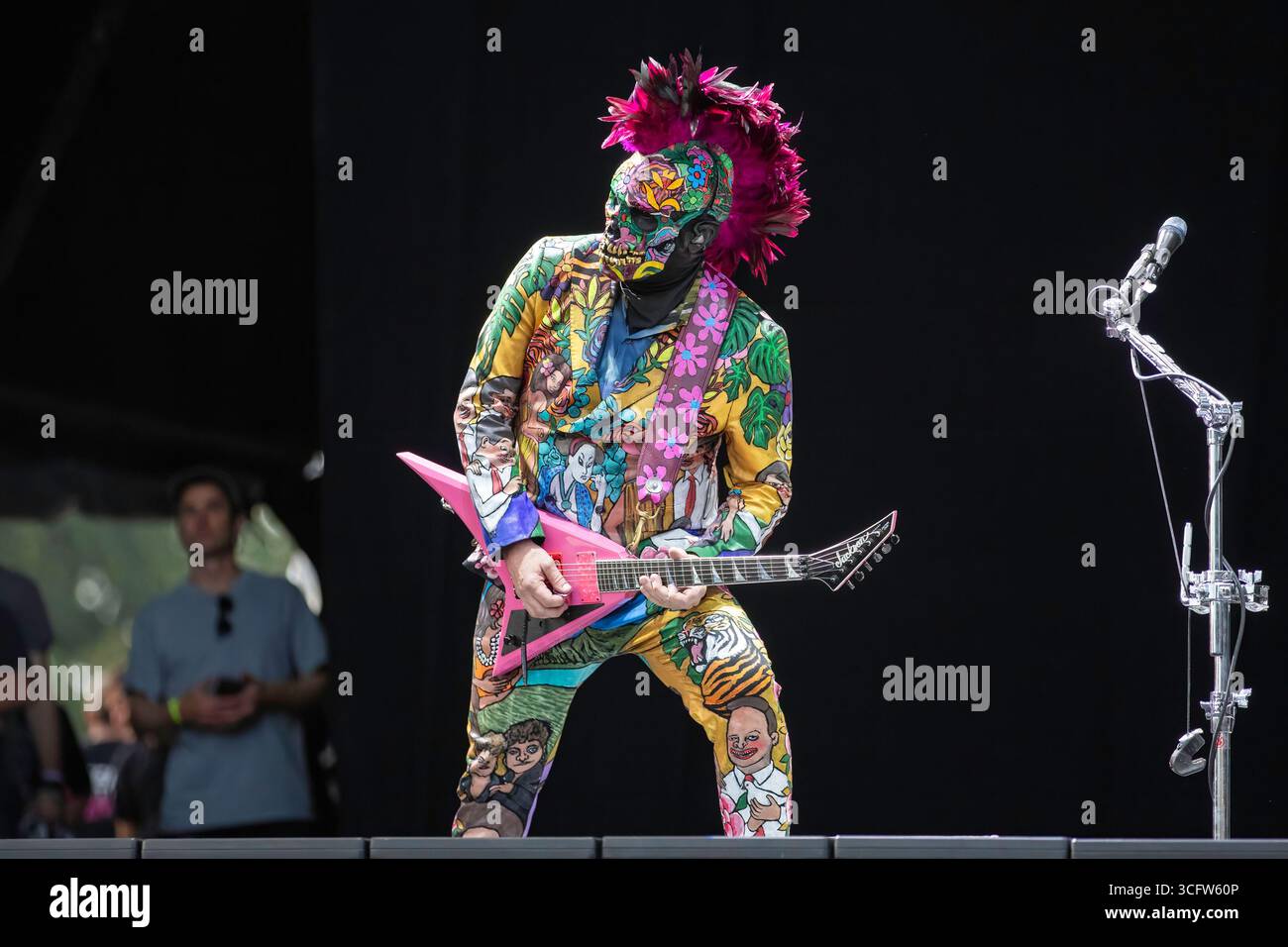 Leeds, England, 24th August, 2025. Limp Bizkit playing the Main Stage ...