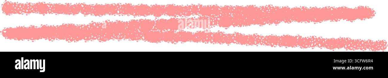 Pink Crayon Underline With Hand Drawn Stroke Stock Vector Image & Art ...