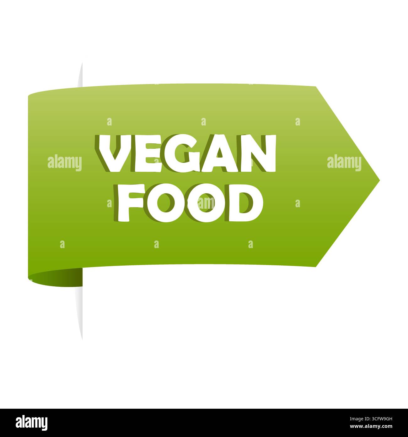 Vegan food label. Plant based sticker. Healthy diet tag. Vector ...