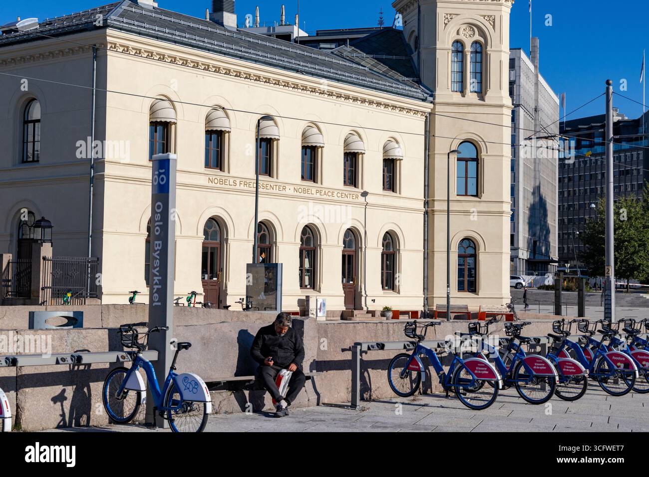 Oslo city centre bike hi-res stock photography and images - Alamy