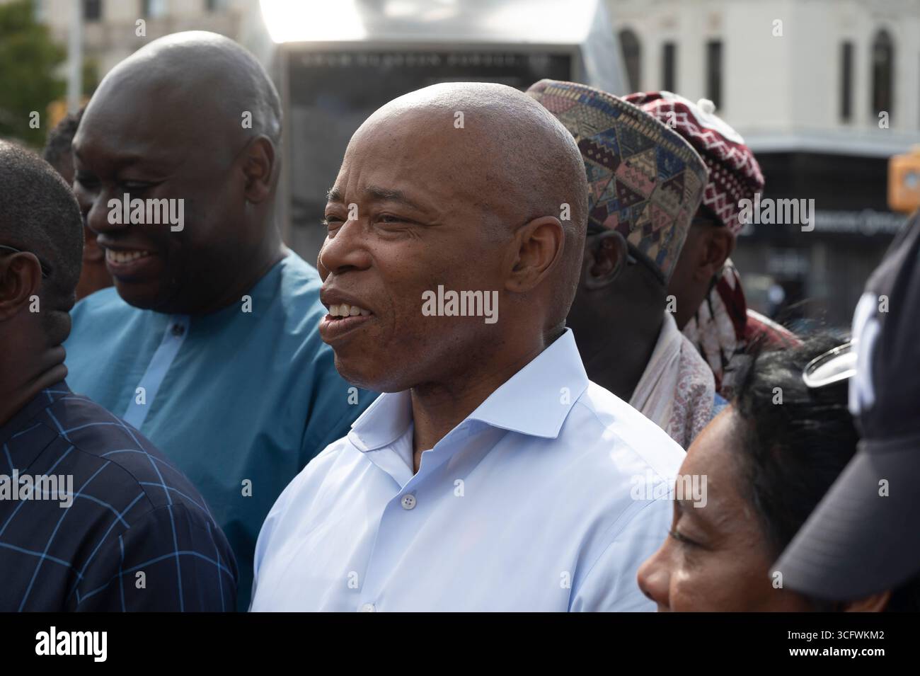 NEW YORK, NEW YORK - AUGUST 24: New York City Mayor Eric Adams attends ...