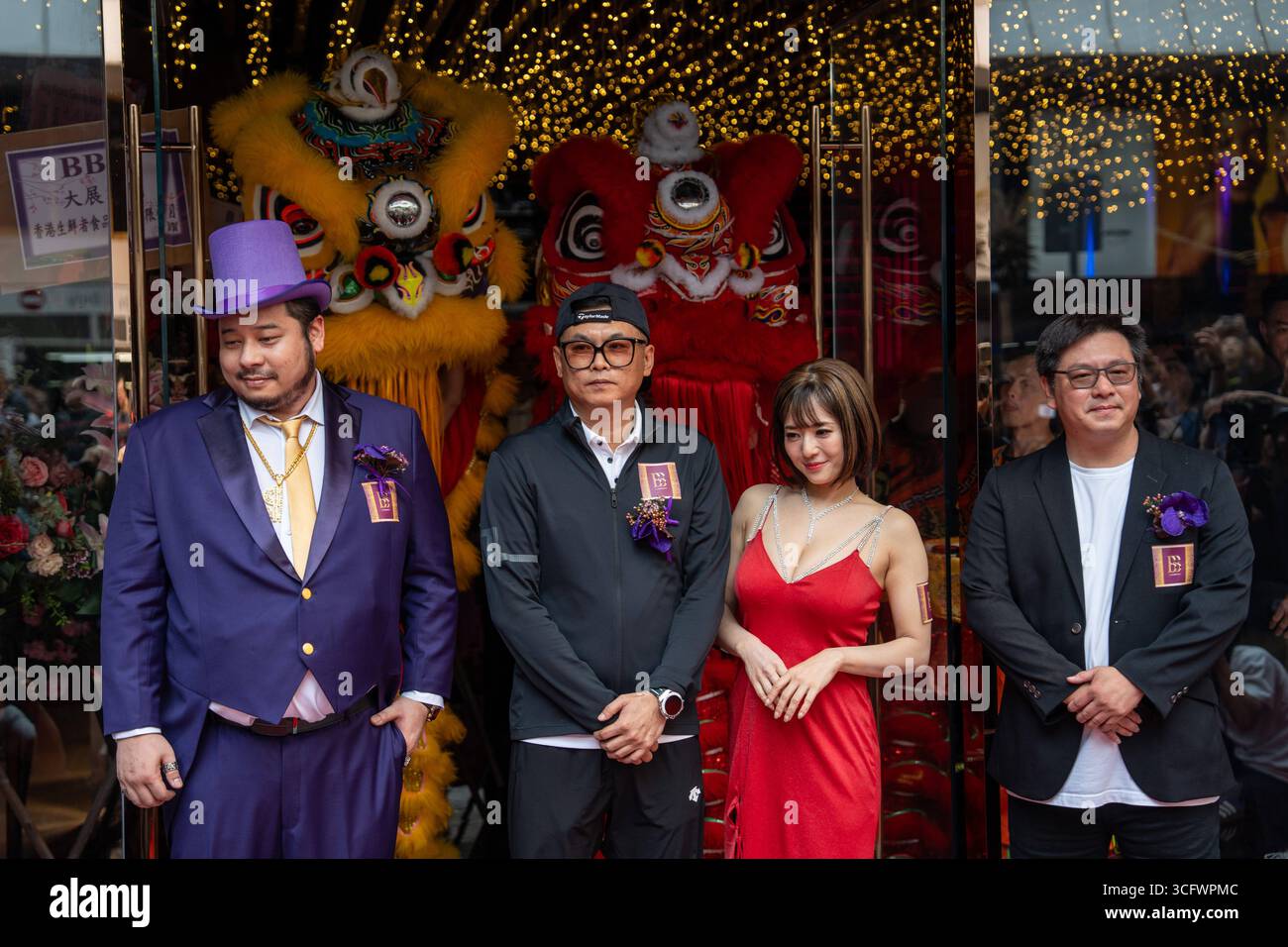 Hong Kong Big Boss Generation Nightclub reopening Japanese actress Sola Aoi and other guest at ...