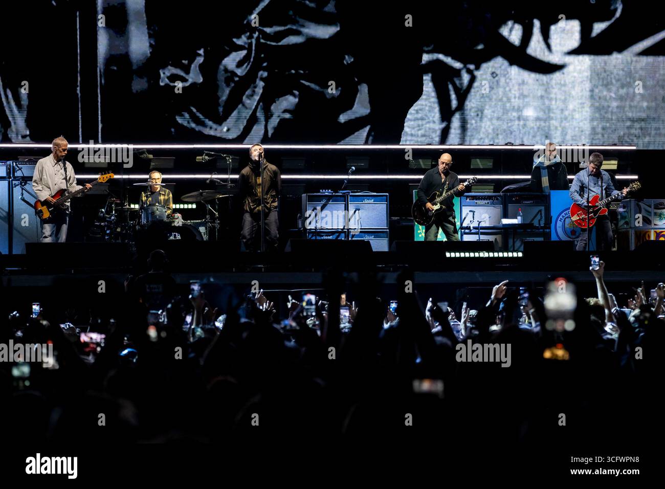 Oasis performs on Sunday, Aug. 24, 2025, at Rogers Stadium in Toronto ...