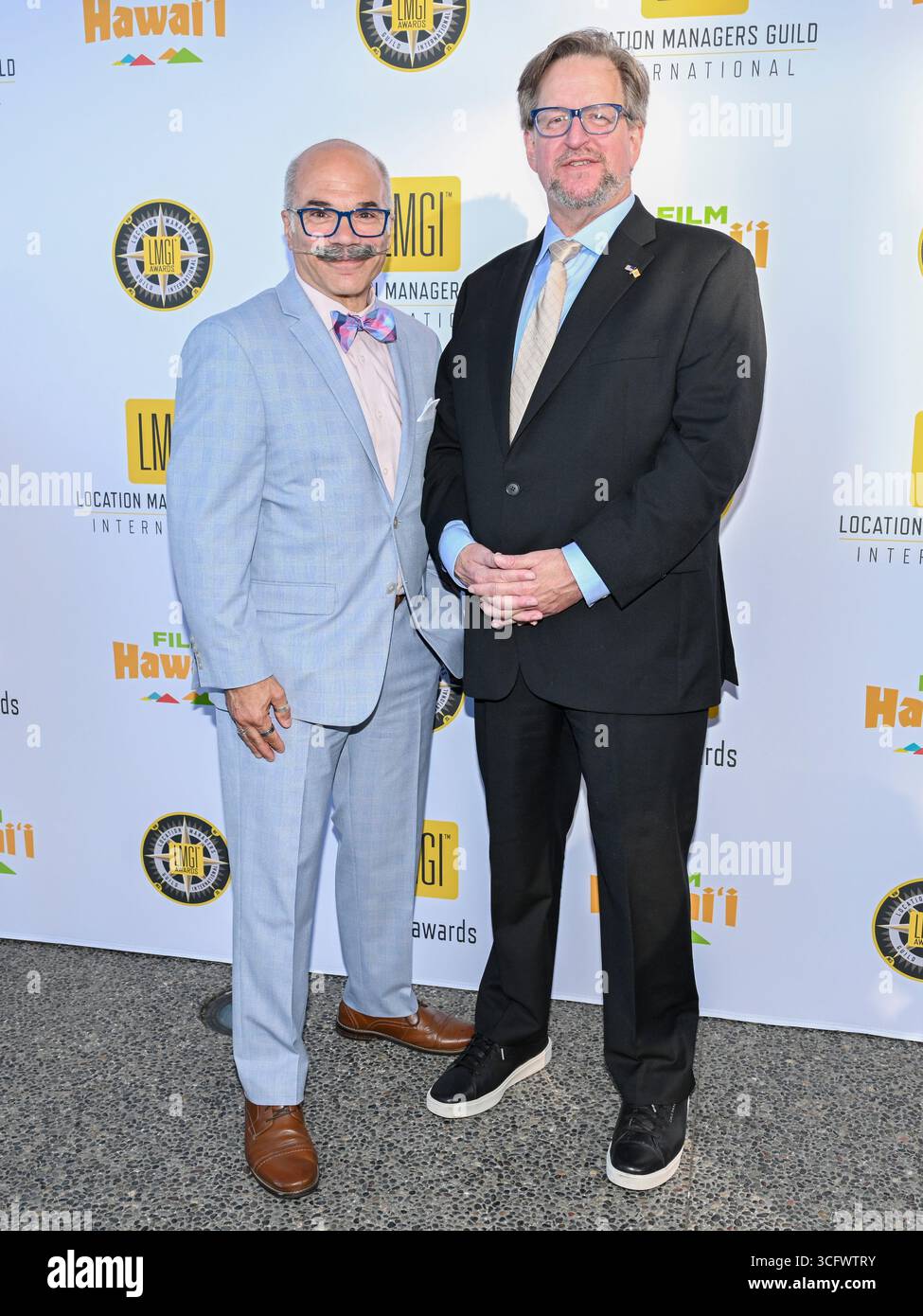August 23, 2025, Santa Monica, California, USA: DAVE SCHONER and JON ...