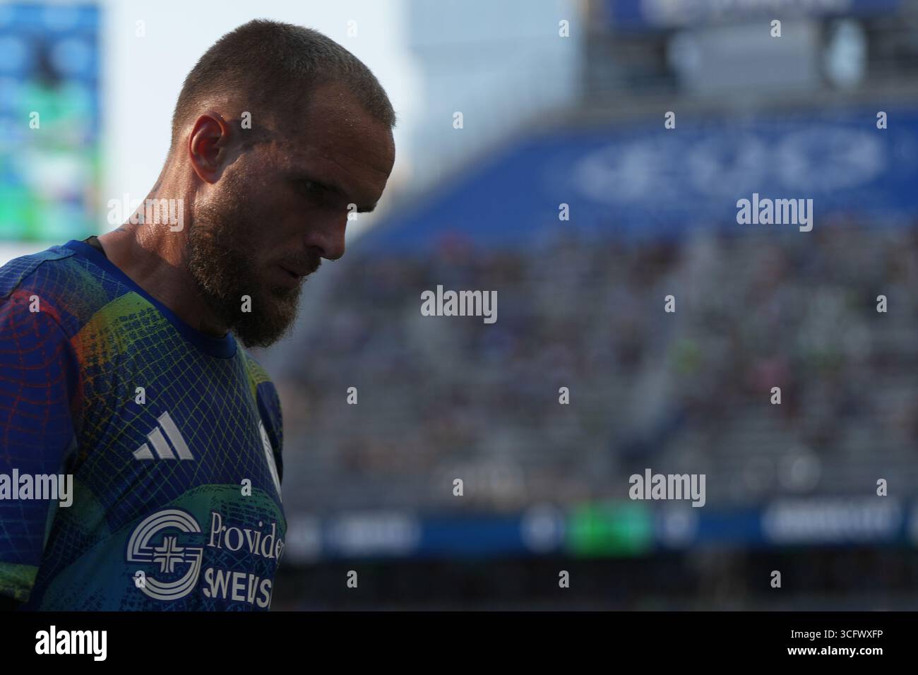 Seattle Sounders FC goalkeeper Stefan Frei (24) leaves the field after ...