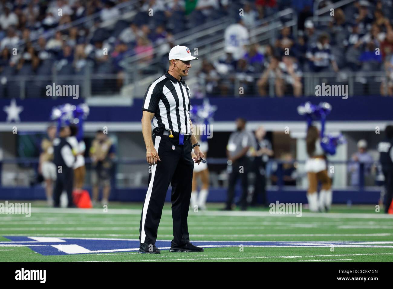 NFL referee Alan Eck (76) during a NFL preseason football game between ...