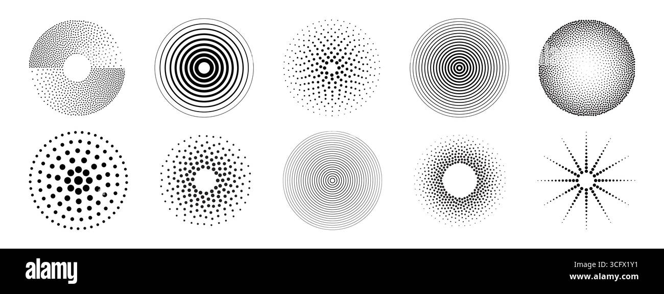Circles formations Stock Vector Images - Alamy