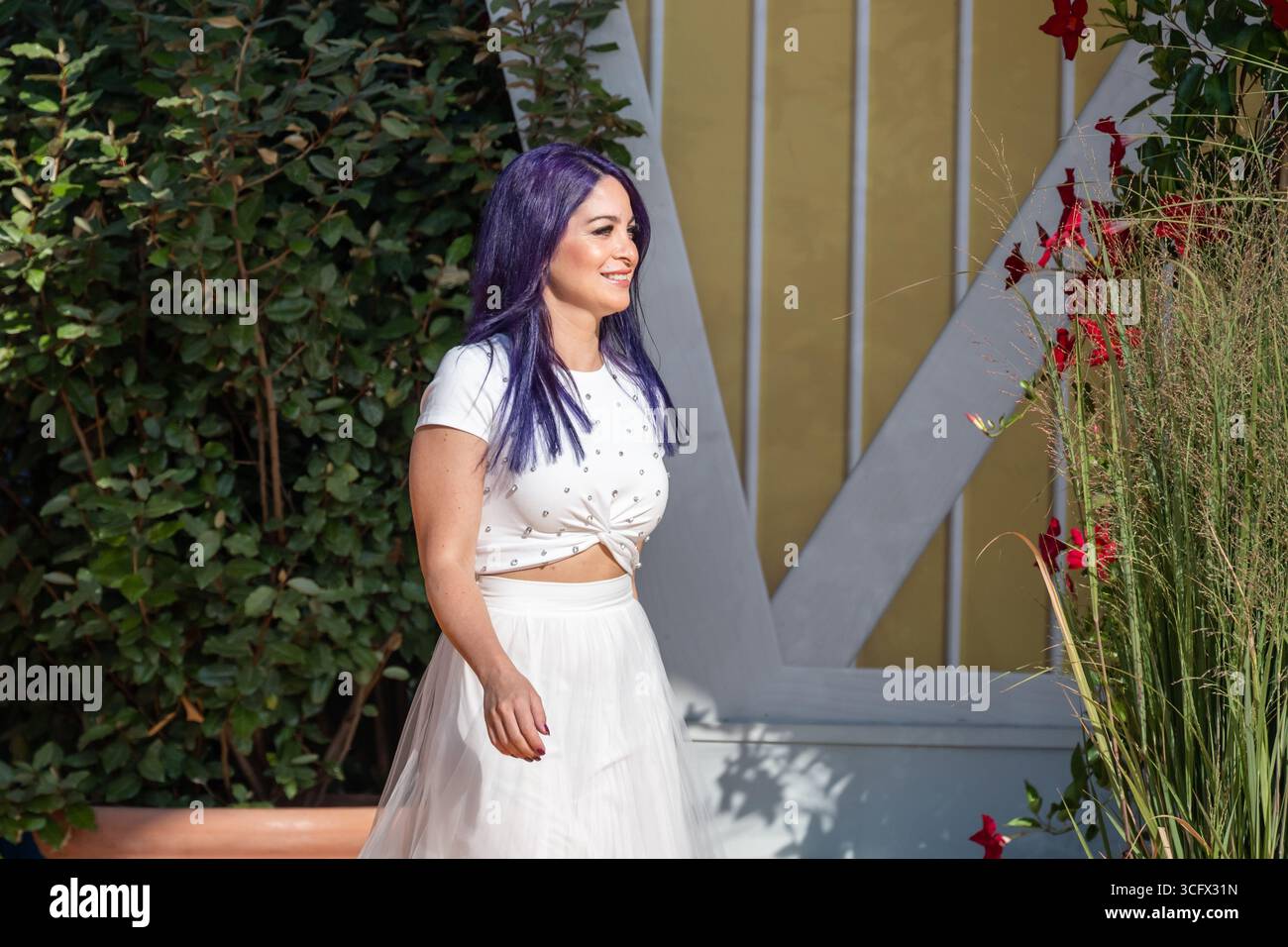 24 August 2025, Baden-Württemberg, Rust: Bianca Holzmann during the TV ...