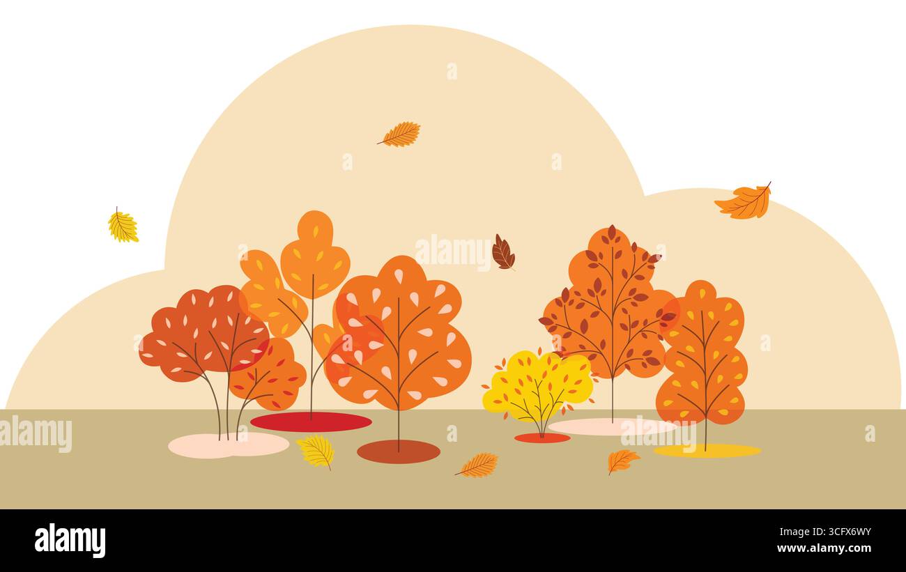 Nature graphic fall Stock Vector Images - Alamy