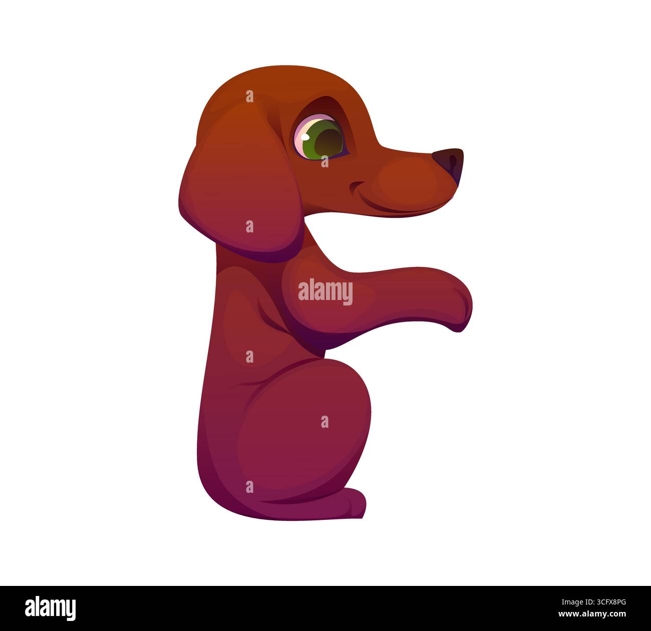 Puppy english zoo alphabet letter hi-res stock photography and images ...