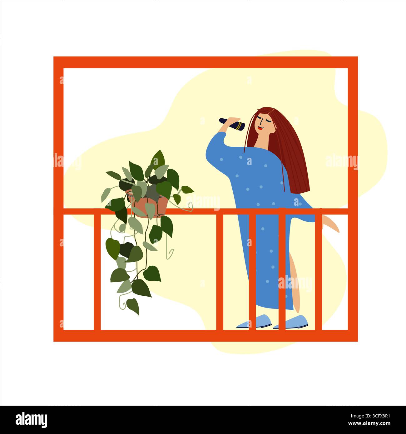 Singing positive Stock Vector Images - Alamy