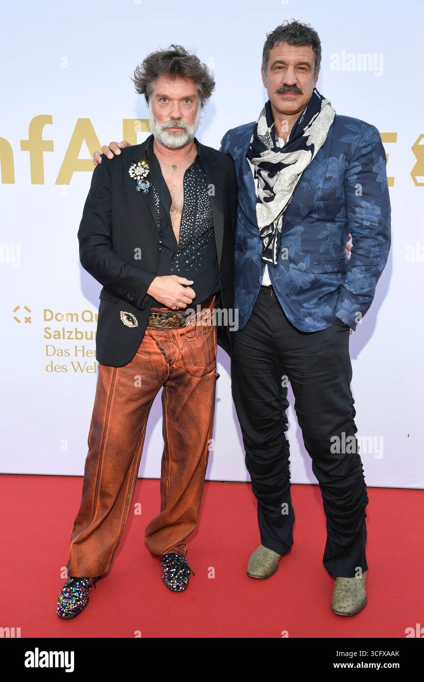 Rufus Wainwright und Jörn Weisbrodt bei der amfAR Gala 2025 anlässlich ...