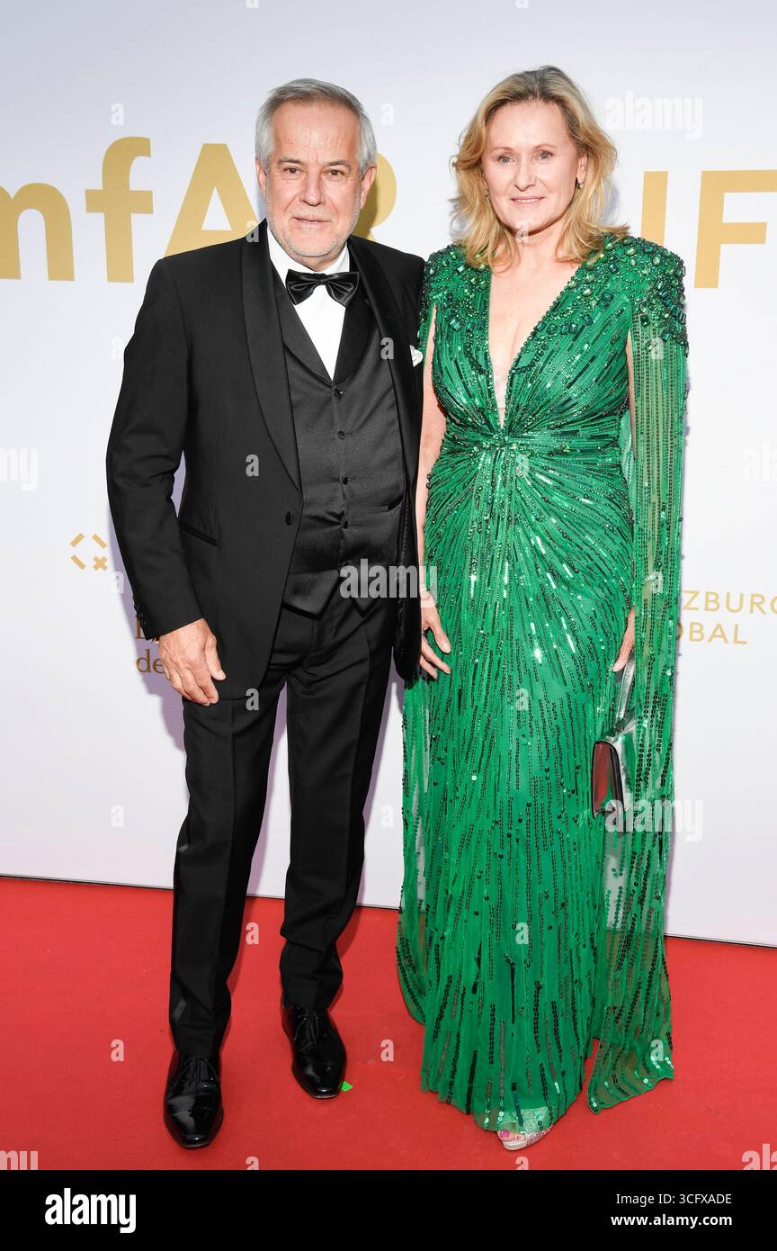 Siegfried Wolf und Andrea Wolf bei der amfAR Gala 2025 anlässlich der ...