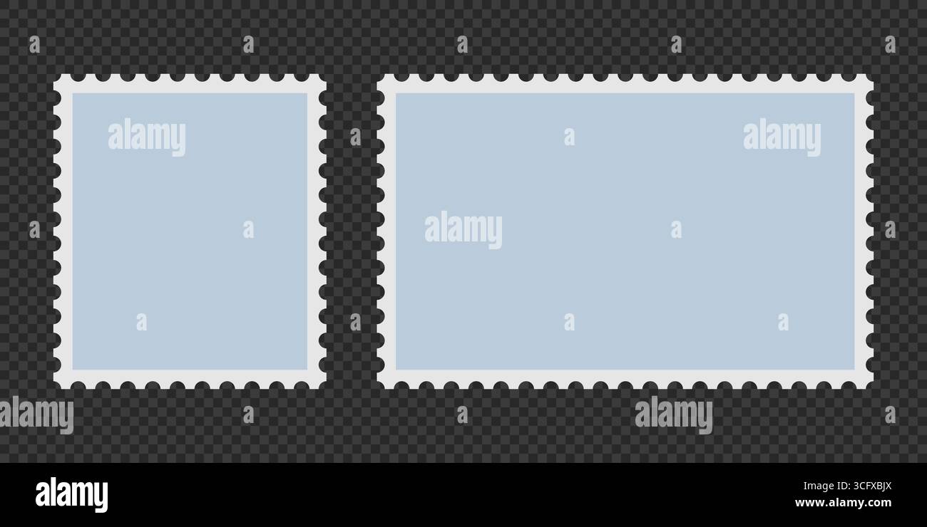 Album collection postage stamps Stock Vector Images - Alamy