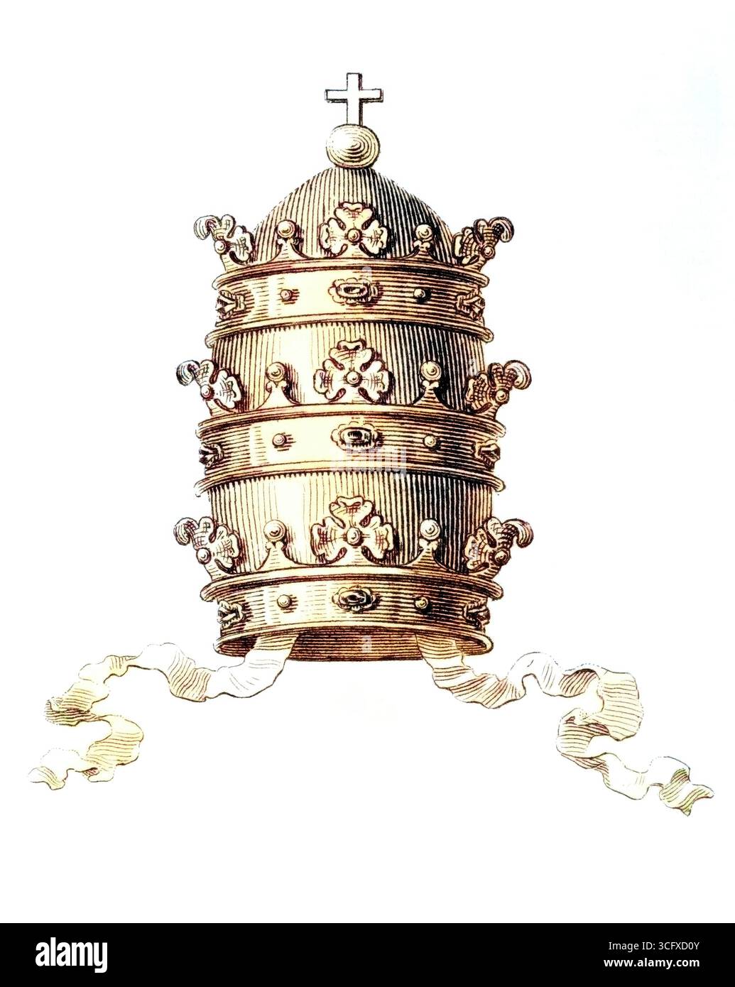 Tiara, triple crown, papal crown or occasionally Roman crown, is the ...
