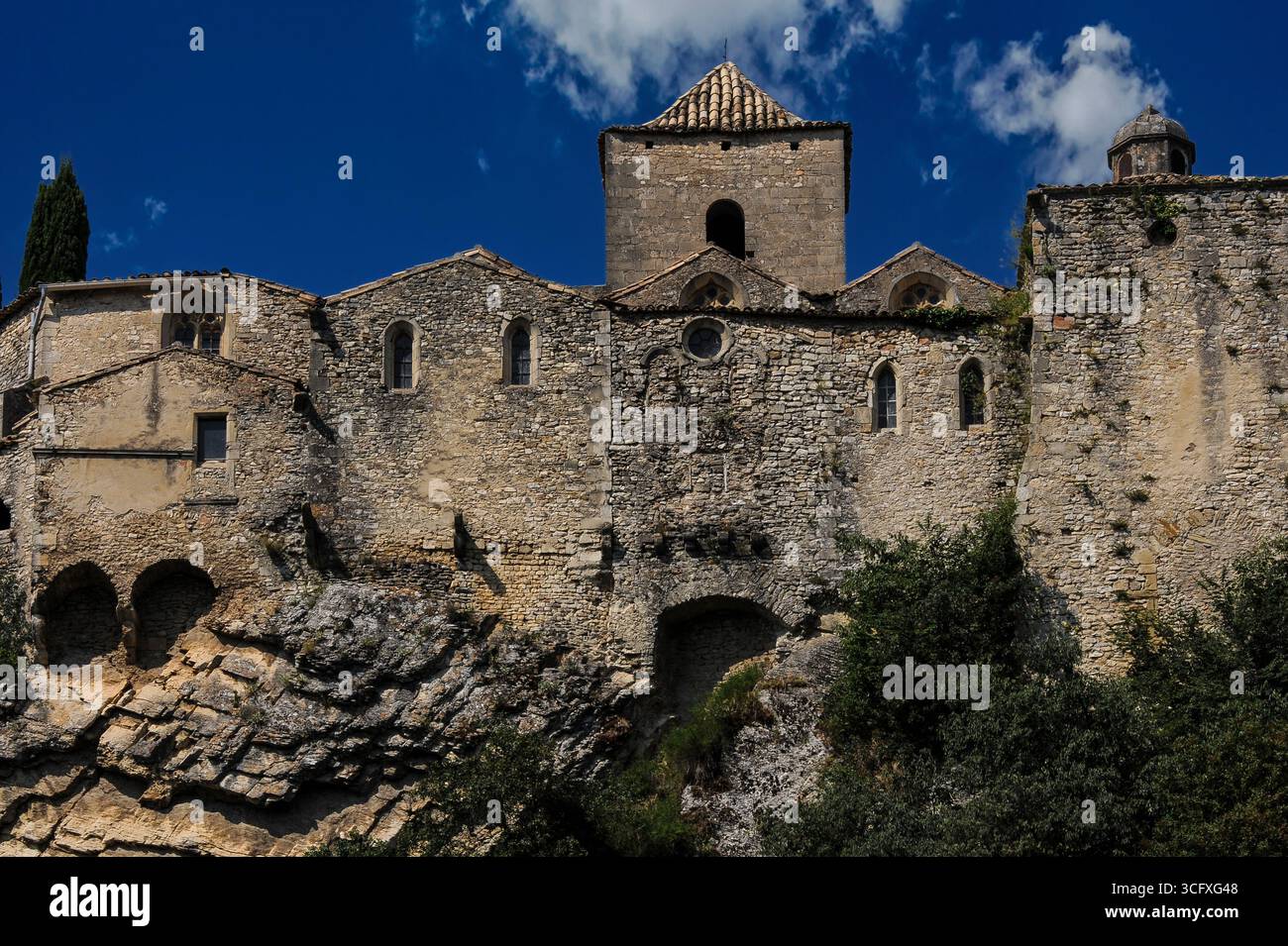 Welded to the rock: picturesque stone rubble walls - since rendered ...