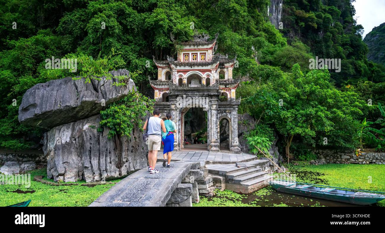 Nestled against a limestone cliff, Bich Dong Pagoda is a historic 15th ...