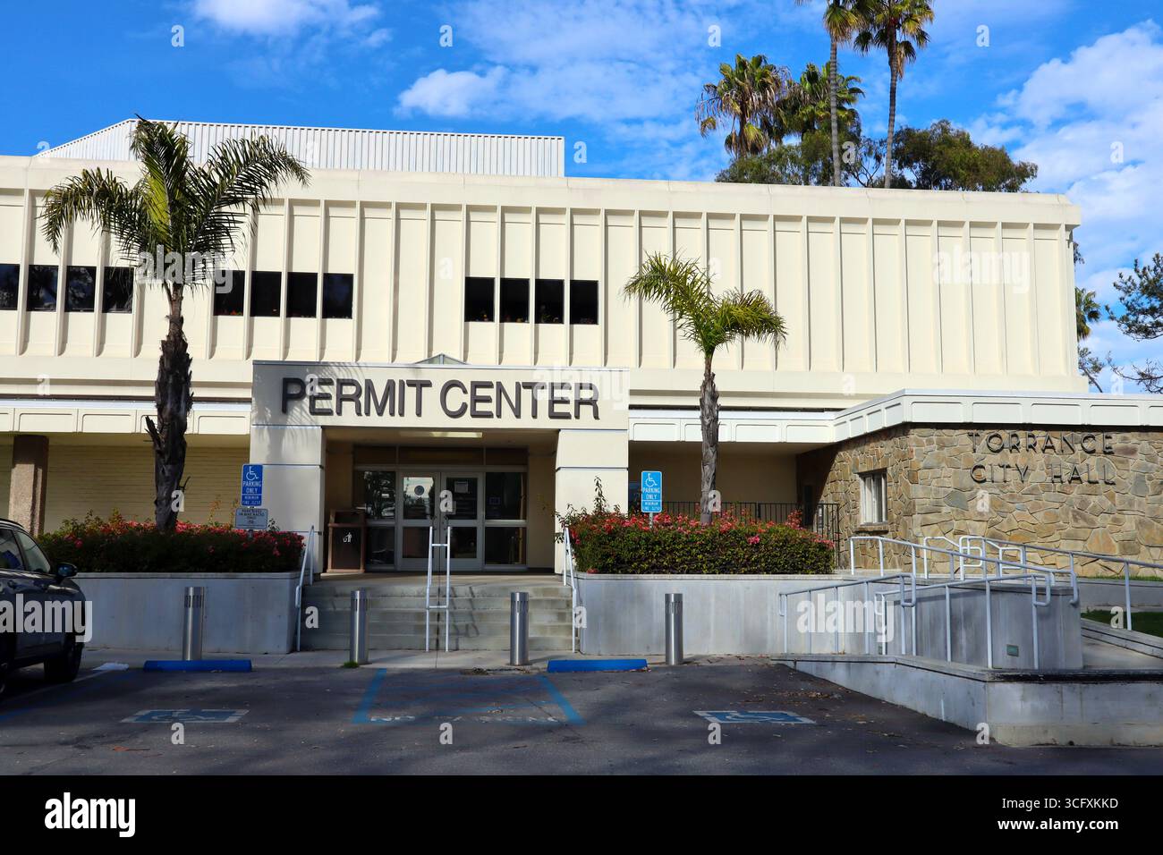 Torrance, California: Torrance Permit Center at City Hall Stock Photo ...