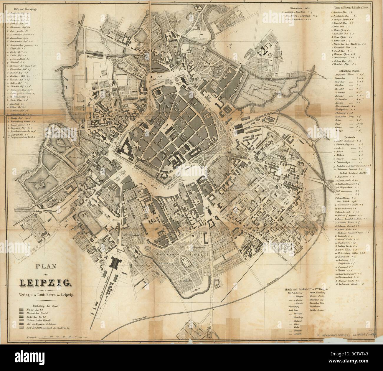 Leipzig map feature hi-res stock photography and images - Alamy