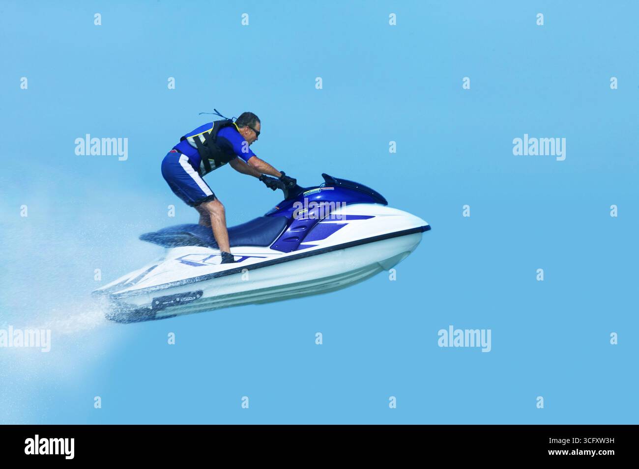 Wave Runner Jump High Stock Photo - Alamy