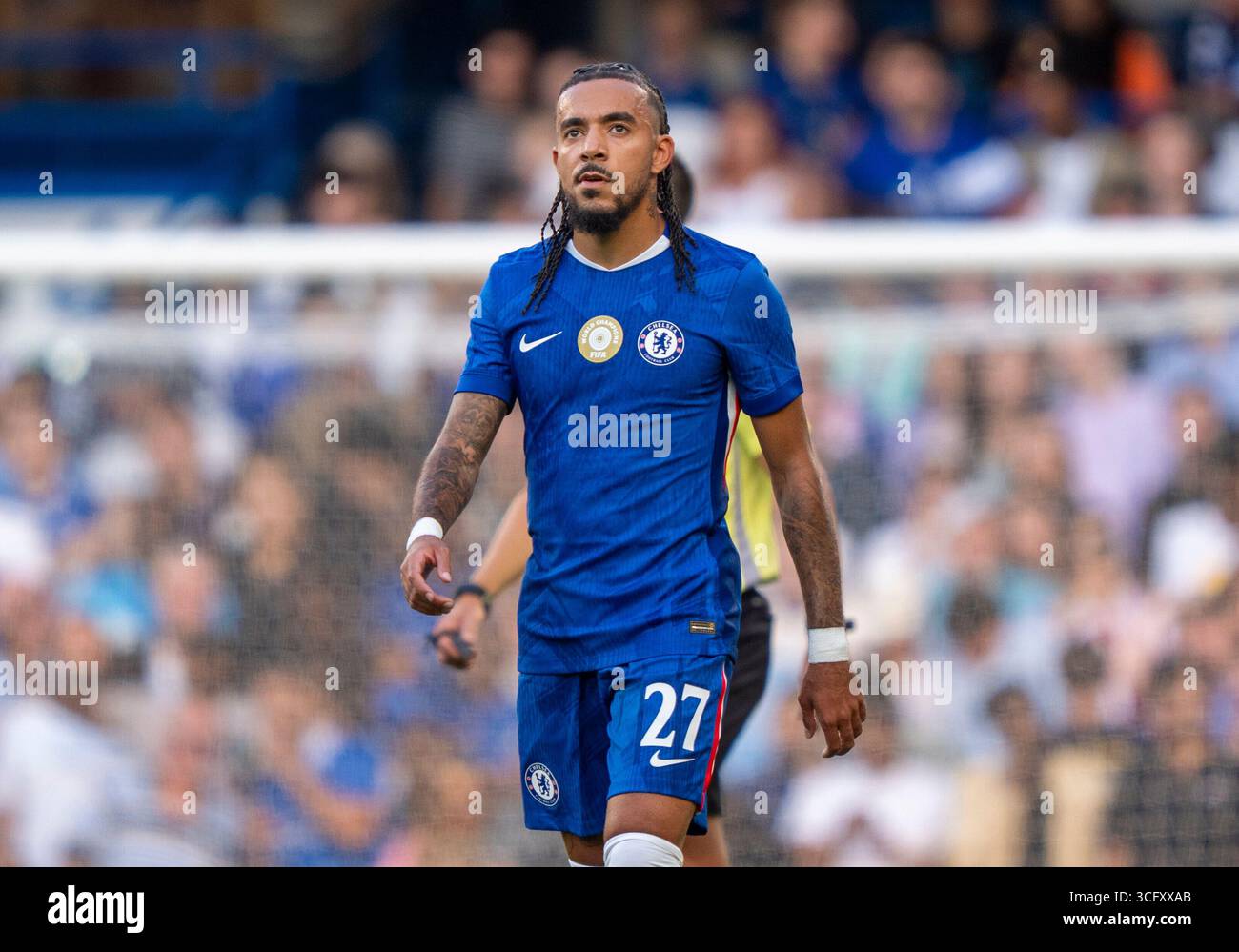 Malo Gusto (FC Chelsea London, #27) 08.08.2025, Chelsea FC - Bayer ...