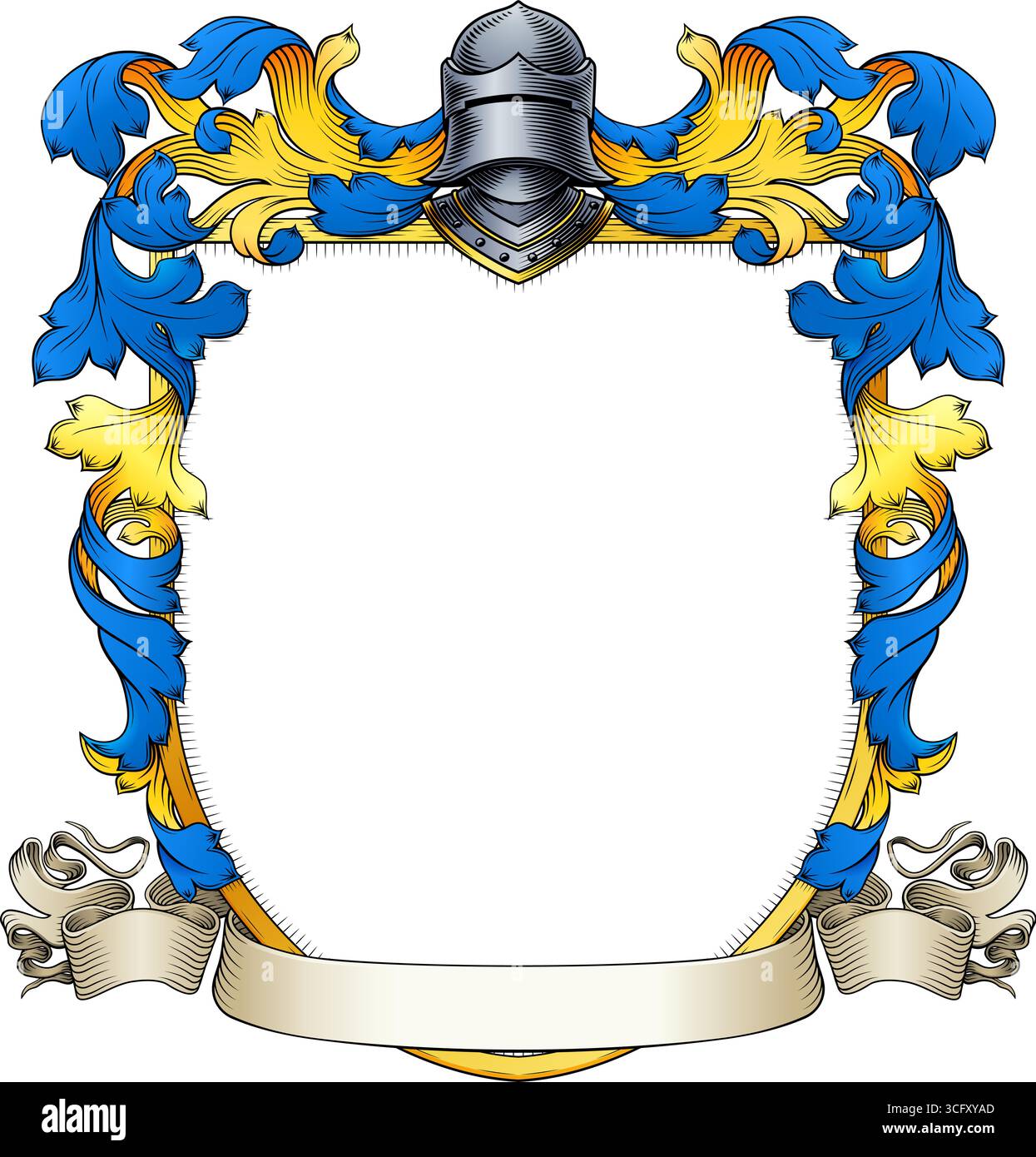 Family crest medieval Stock Vector Images - Alamy