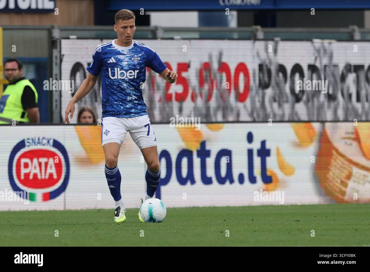 Como 1907's Ignace Van der Brempt during the Serie A soccer match ...