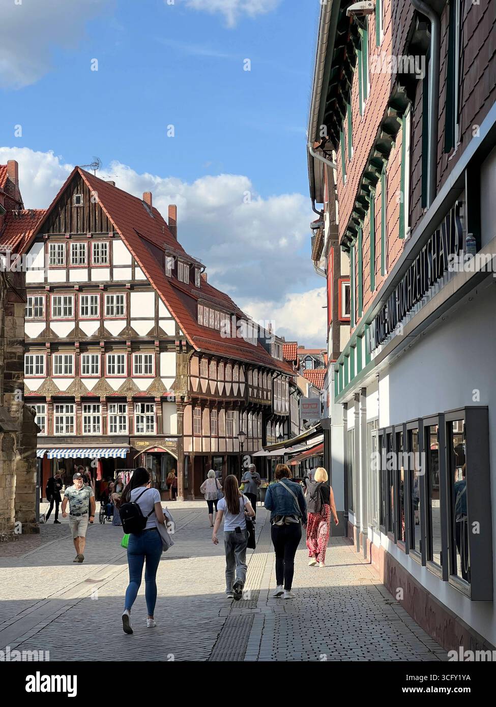 Pferdemarkt, Hamlen Blick von der Emmenstraße auf den Pferdemarkt in ...