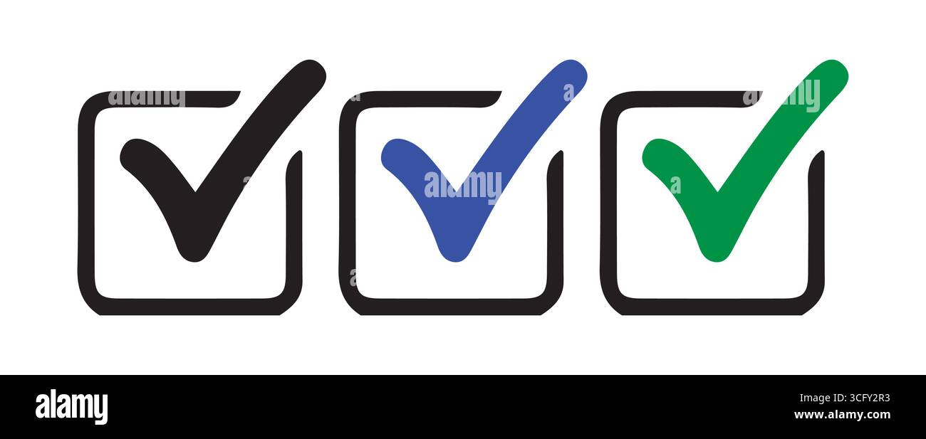 Validation Shield with Approval Checkmarks Stock Vector Image & Art - Alamy