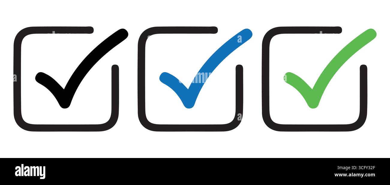 Validation Shield with Approval Checkmarks Stock Vector Image & Art - Alamy