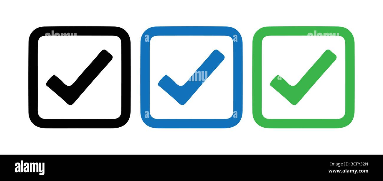 Yes and validation Stock Vector Images - Alamy